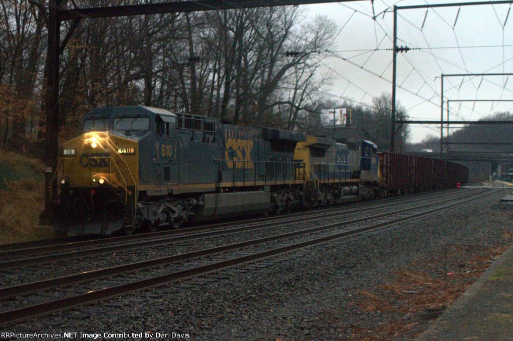 CSX AC60CW 610 leads W086-09